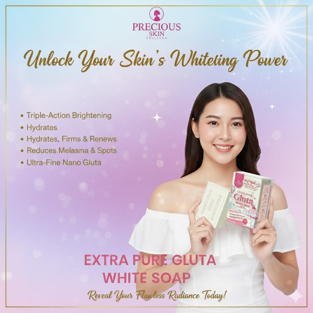 Extra pure gluta white soap – Glow Flos